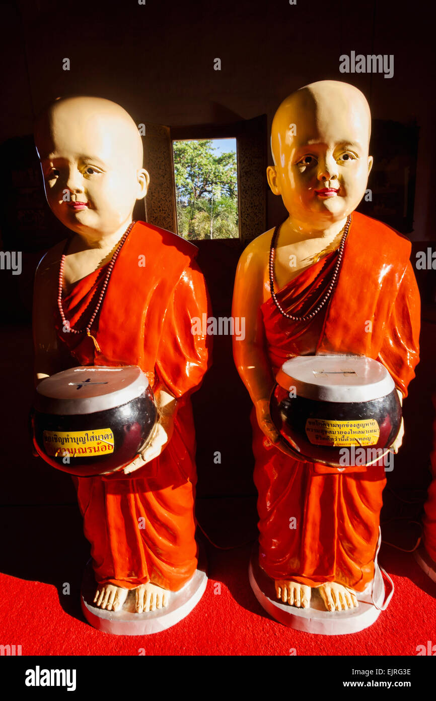 Thailand, Chiang Mai, Wat Phra Sing, Temple Donation Collection Boxes ...