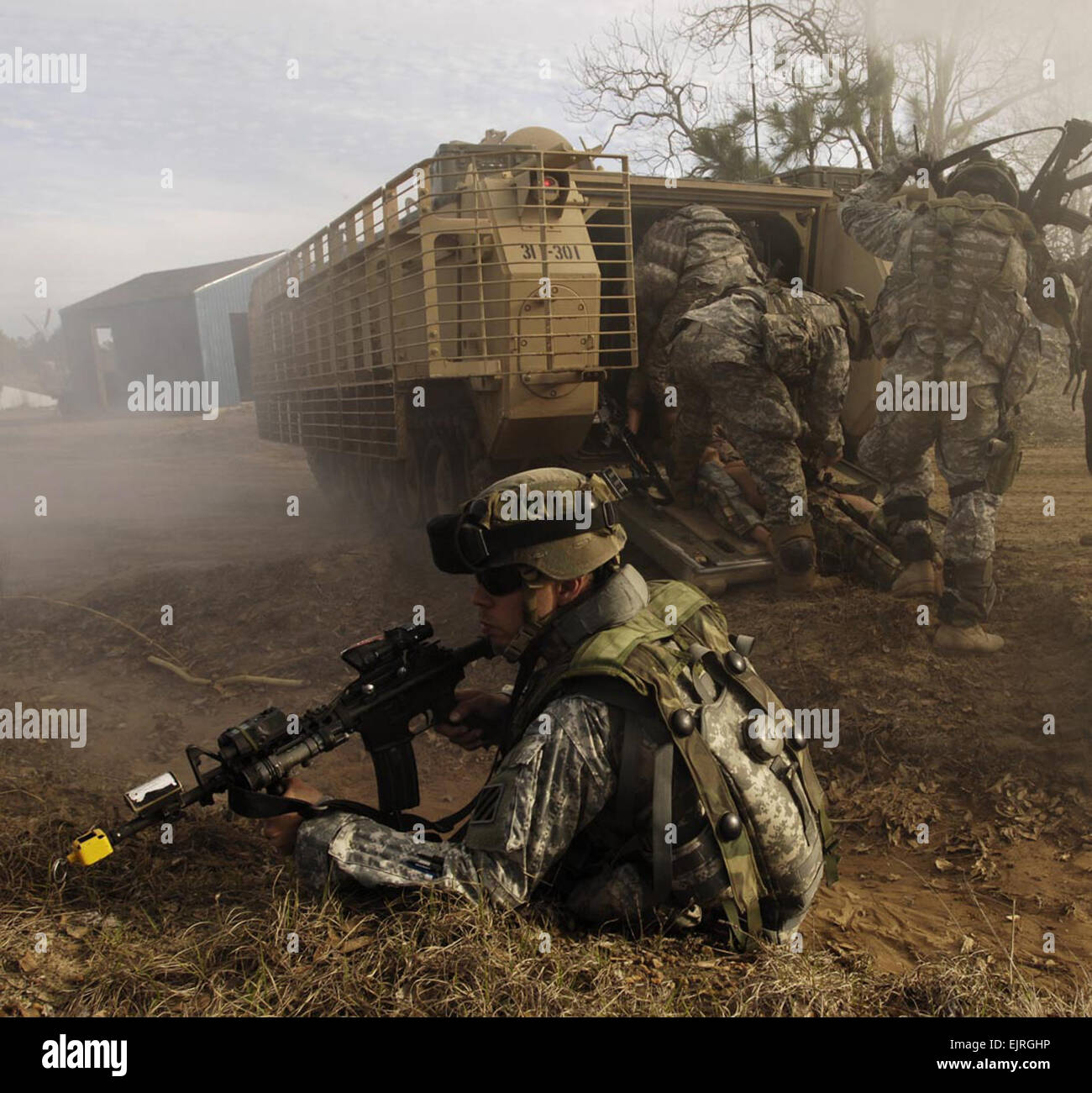 A U.S. Army Soldier from 1st Battalion, 30th Infantry Regiment, 3rd ...