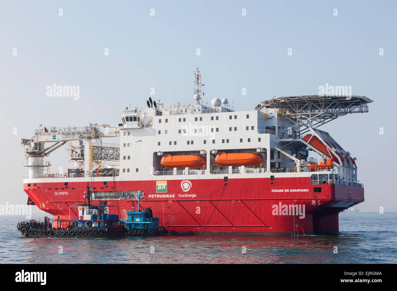China, Hong Kong, The Olympia, Compact Semi-submersible Ocean Rig ...