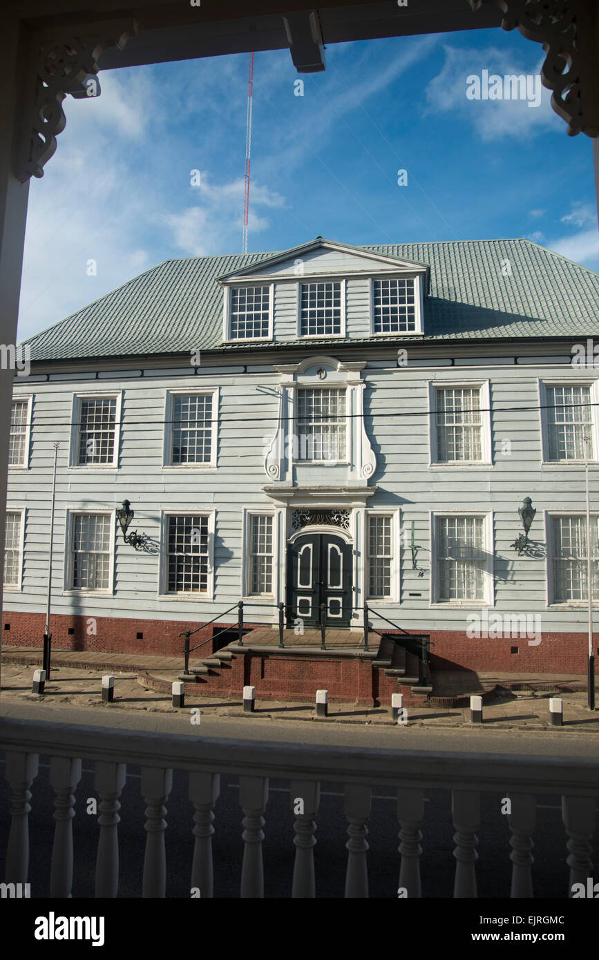 The Office of the Diocese, wooden colonial building in the inner city ...