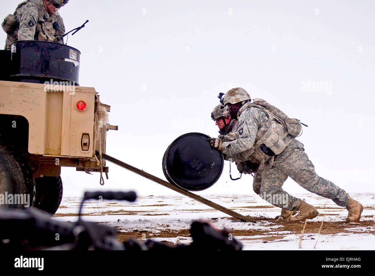 Soldiers from Task Force Currahee, 4th Brigade, 101st Airborne Division ...