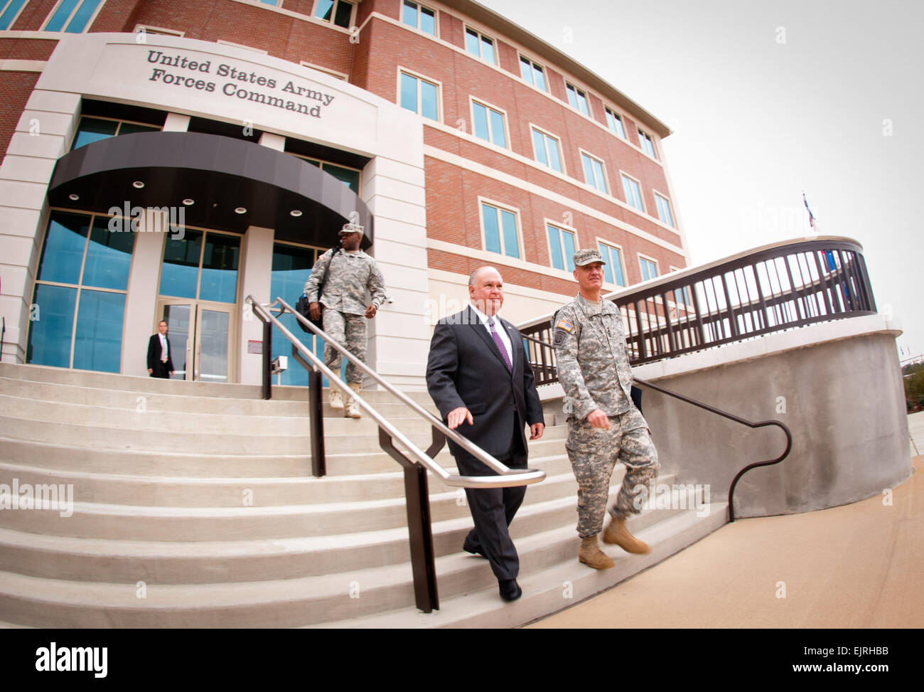 Under Secretary of the Army Joseph W. Westphal begins a tour of Fort ...