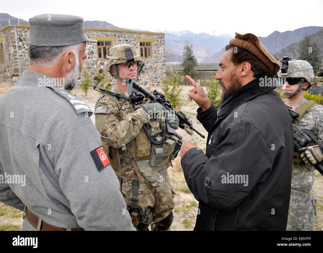 Battalion commander of an infantry regiment left hi-res stock ...