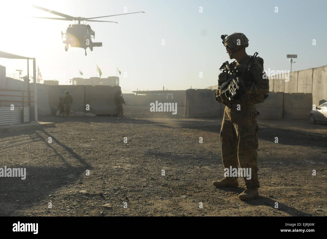 A Soldier with 2nd Squadron, 38th Regiment, 504th Battlefield ...
