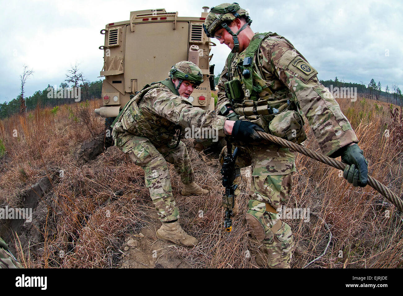 Staff Sgt. Theodore Bird and Staff Sgt. James Miller, support ...