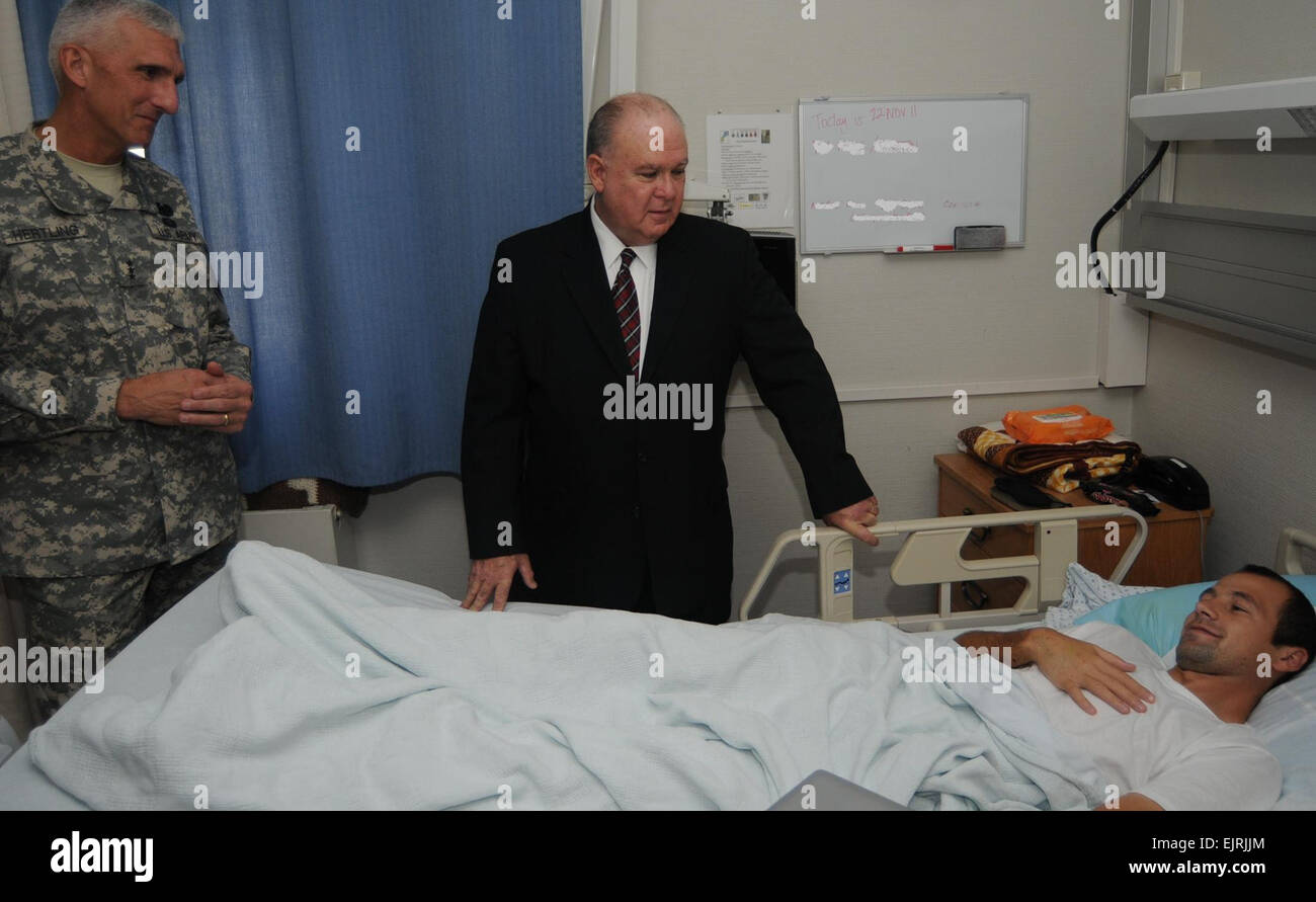 U.S. Army Europe Commander Lt. Gen. Mark P. Hertling and Under ...