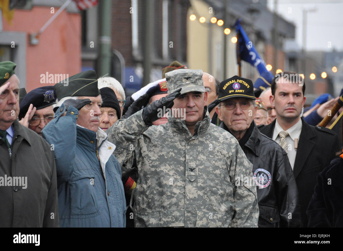 Marcel D'Haese, a Belgian WWII veteran from the 5th Fusiliers Battalion ...