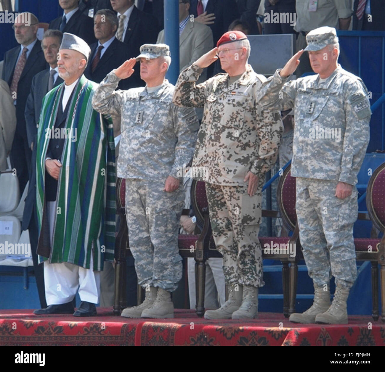 The commander of the international security assistance force joint ...