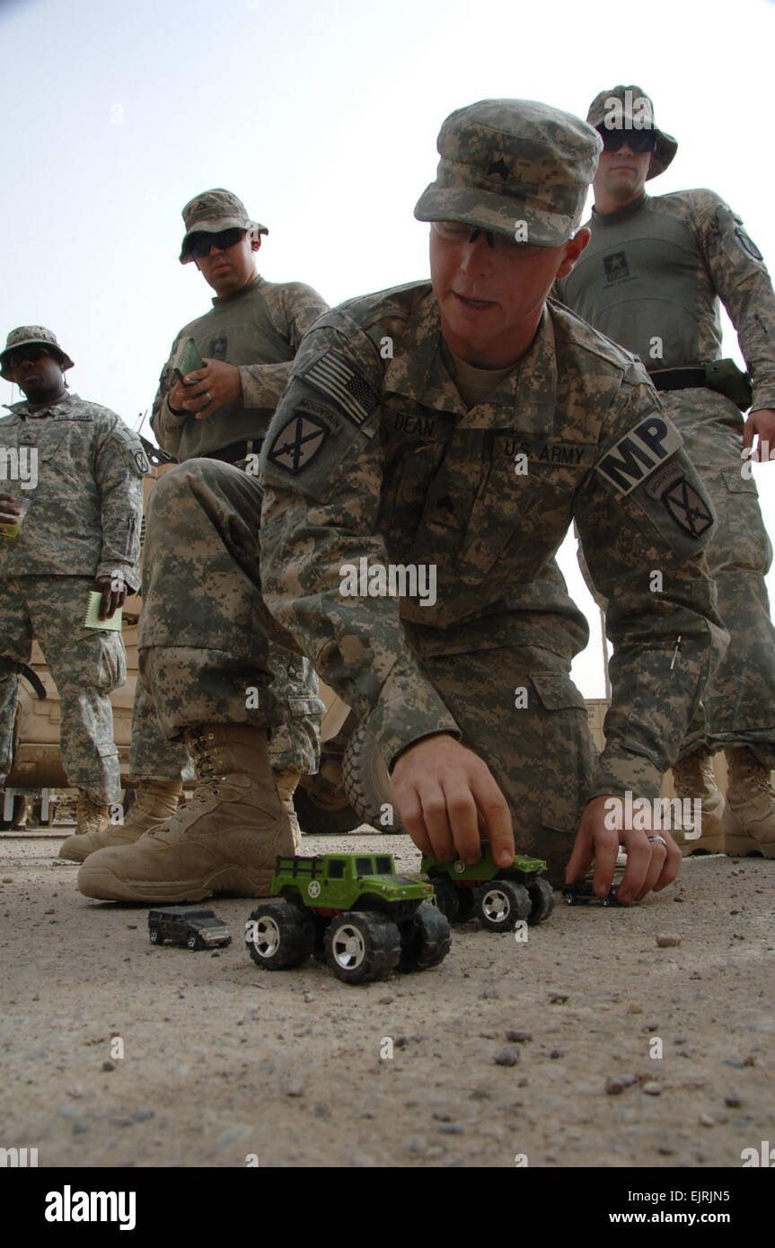 U.S. Army Sgt. Donald Dean, of Military Police Platoon, Brigade Special ...