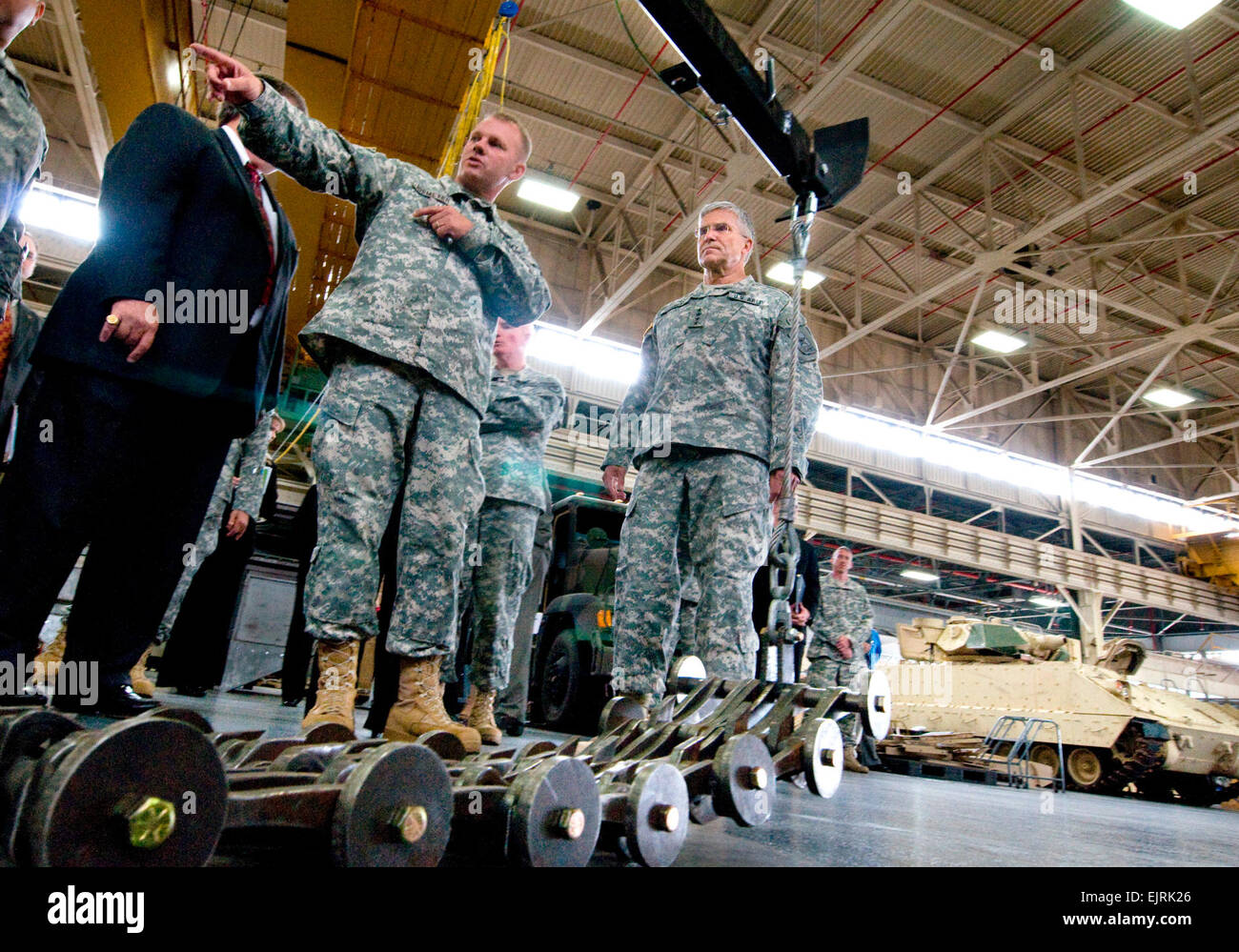 A U.S. Soldier at the Army's Tank-Automotive Research, Development and ...