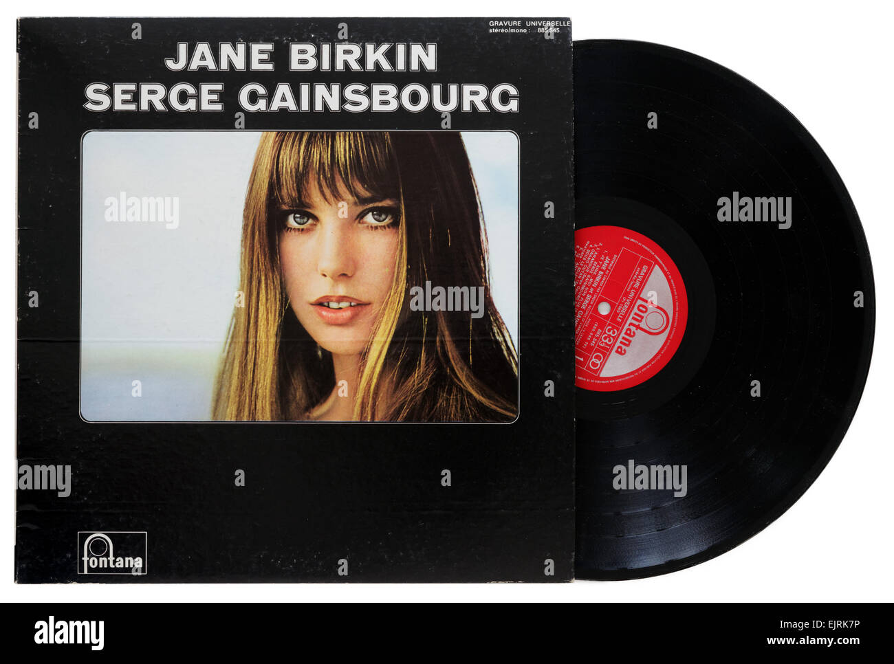 Jane Birkin and Serge Gainsbourg album Je t'aime Stock Photo - Alamy