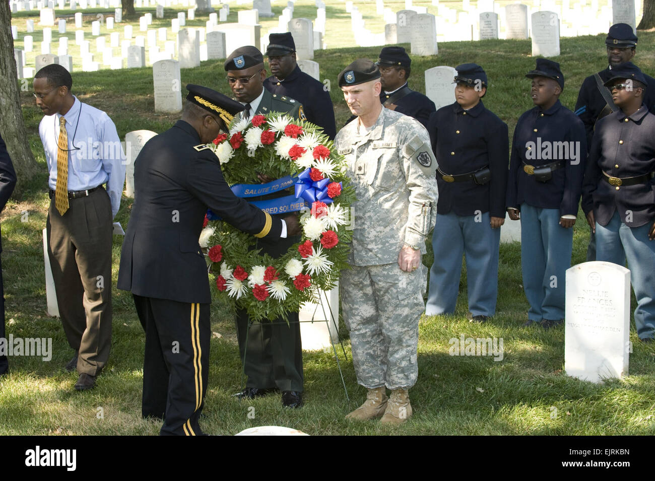 Wreath Laying Richard Mattox July 18, 2008 Maj. Gen. Elder Granger ...