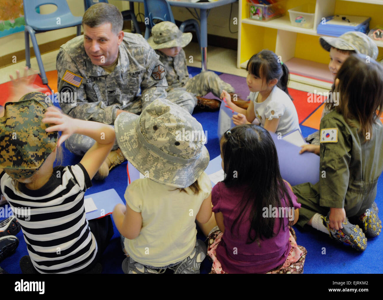 United States Army Garrison Daegu, South Korea commander, Col. Michael ...