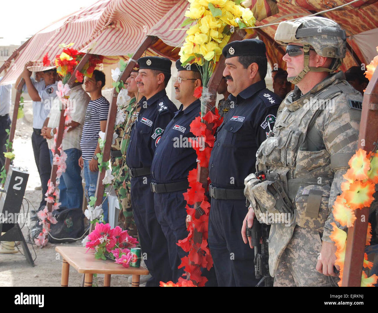 Baghdad Iraqi Police officials and members of the Multi-National ...