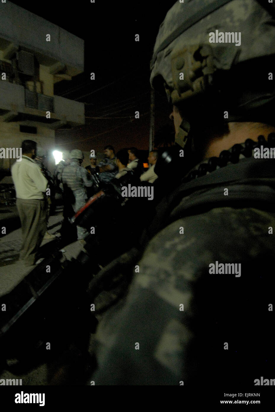 Attached to the 4th infantry division hi-res stock photography and ...