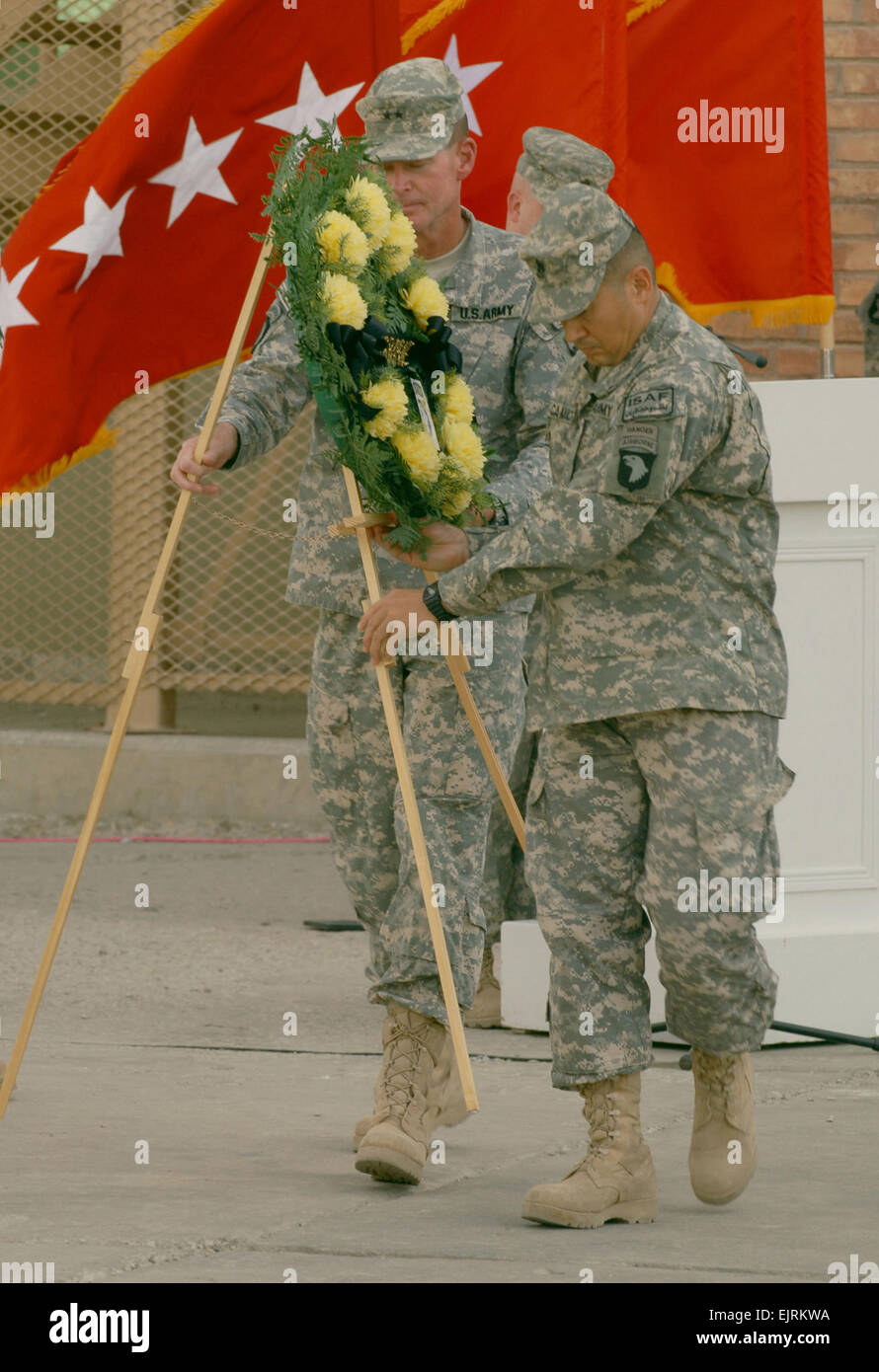 BAGRAM AIR FIELD Sept. 11, 2008 -- During the 9/11 ceremony held on ...