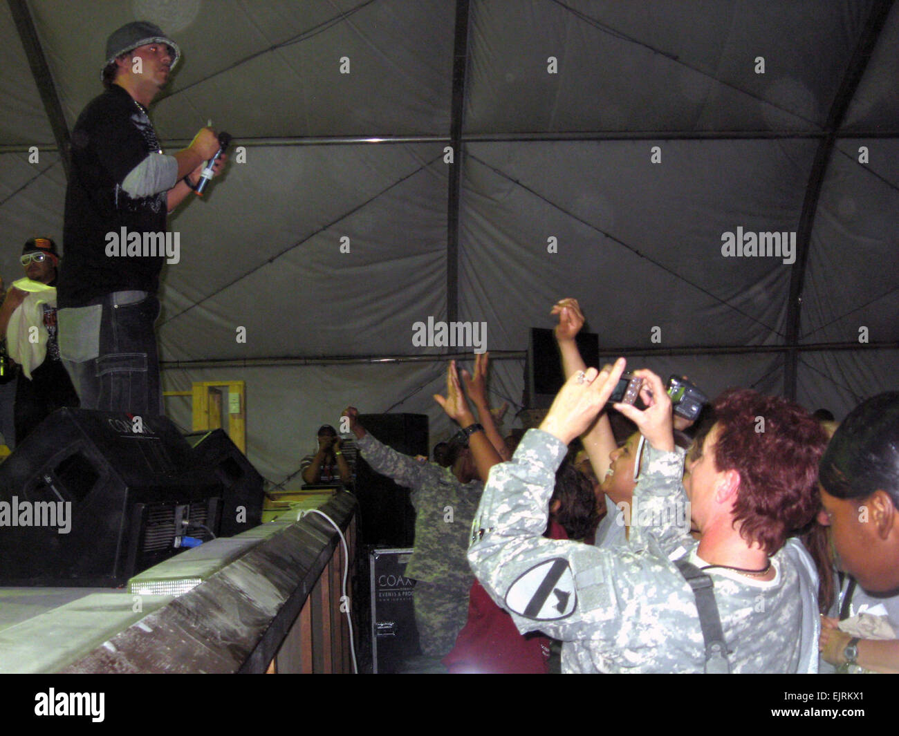 Rapper Baby Bash visited Contingency Operating Base Adder Sept. 9. He ...