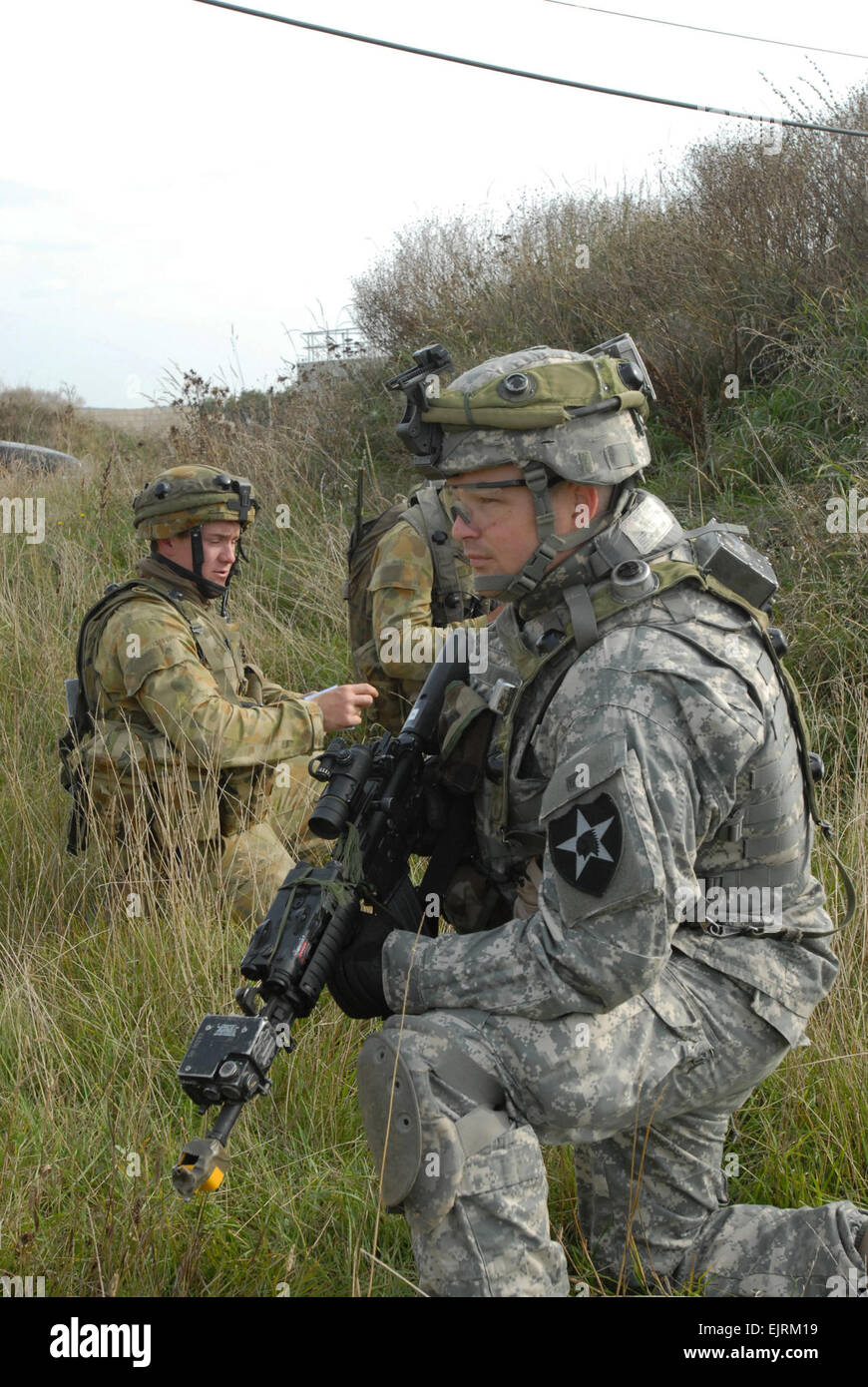 Staff Sgt. Brandon Hamlyn, a human intelligence collector with 3rd ...