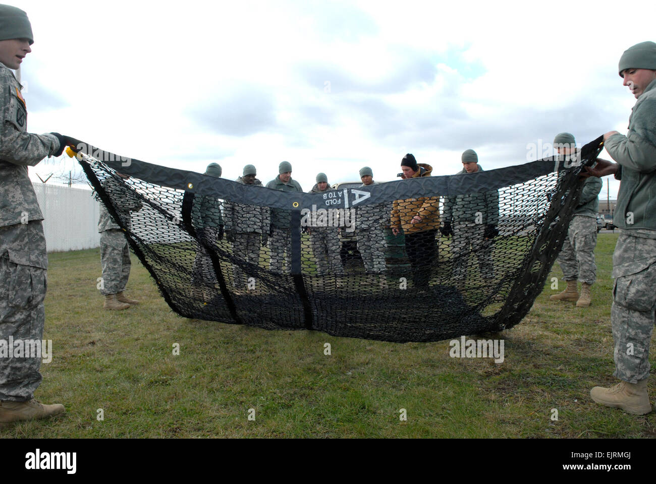 10th Mountain Division soldiers learn uses and techniques of a spike ...