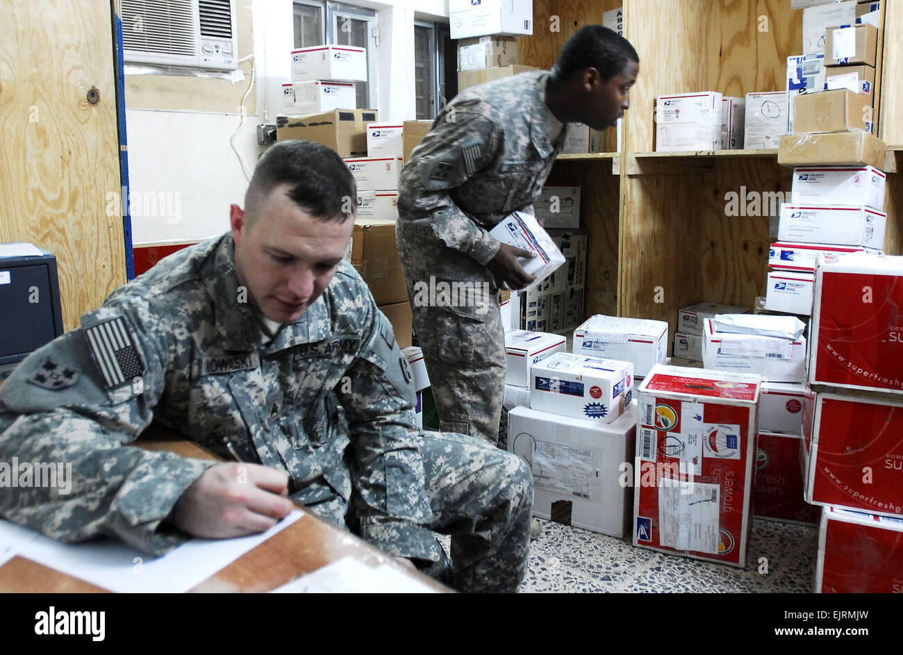 FORWARD OPERATING BASE FALCON, Iraq -- Sgt. Charles Kowalski, a native ...
