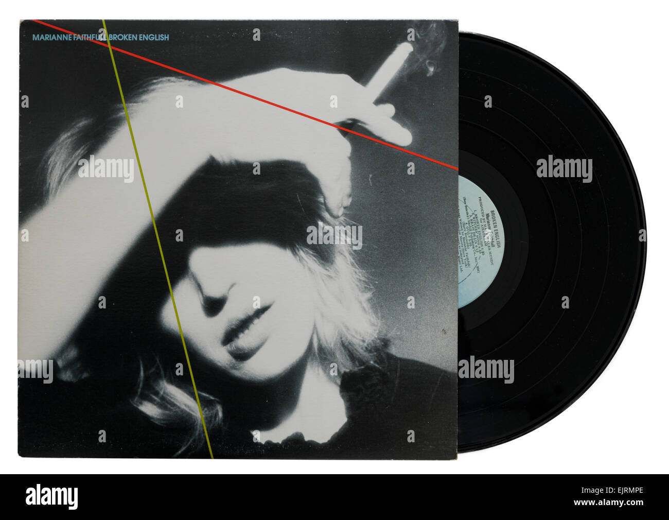 Marianne Faithfull album Broken English Stock Photo - Alamy
