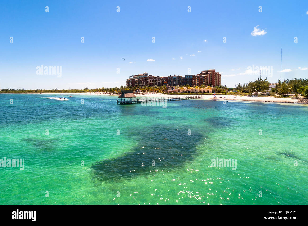 Punta sam pier cancun pier hi-res stock photography and images - Alamy