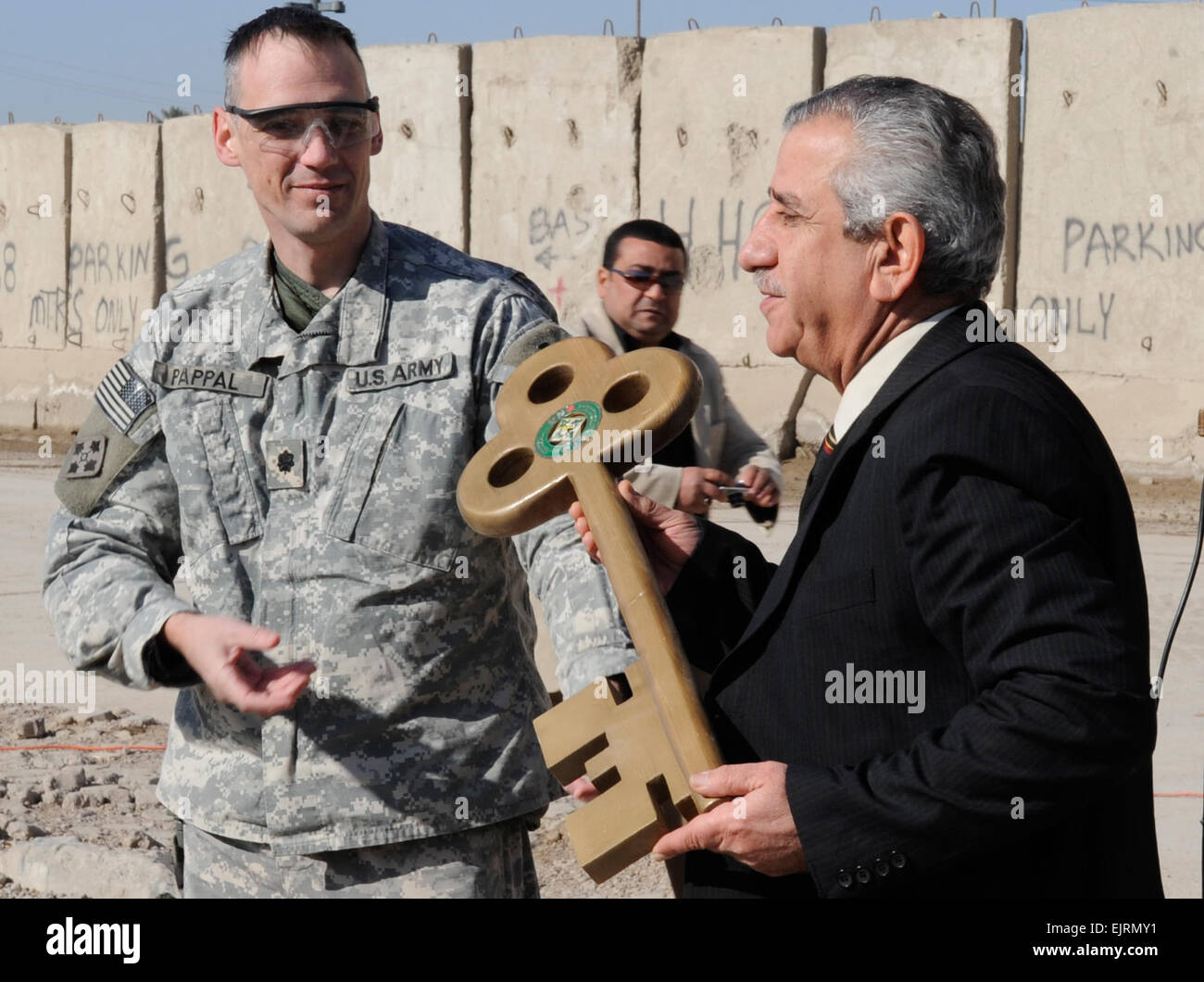 U.S. Army Lt. Col. Michael Pappal commander of the 1st Combined Arms ...