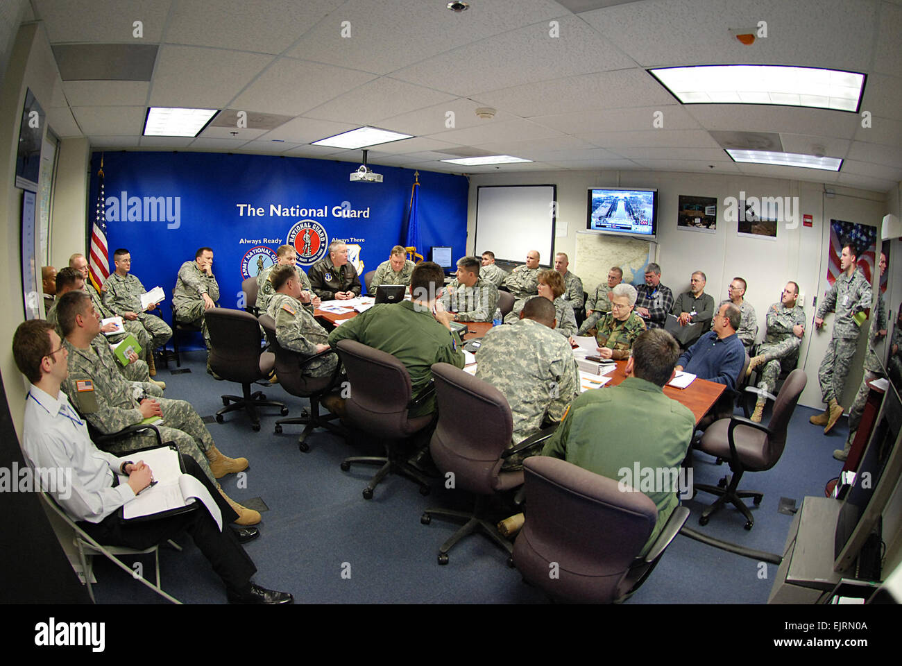 The National Guard Bureau's Soldiers and Airmen attend a Multi-agency ...
