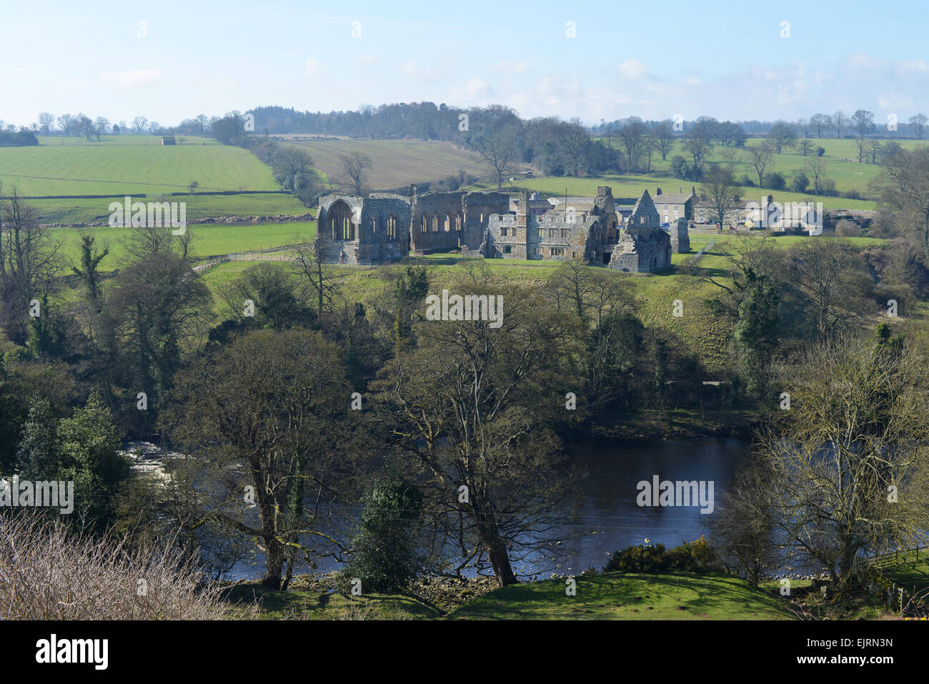 Egglestone Abbey, County Durham, UK Stock Photo - Alamy