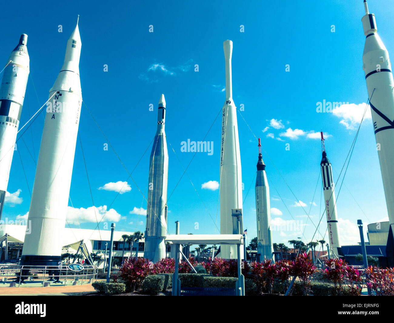 Kennedy space center rockets museum hi-res stock photography and images ...