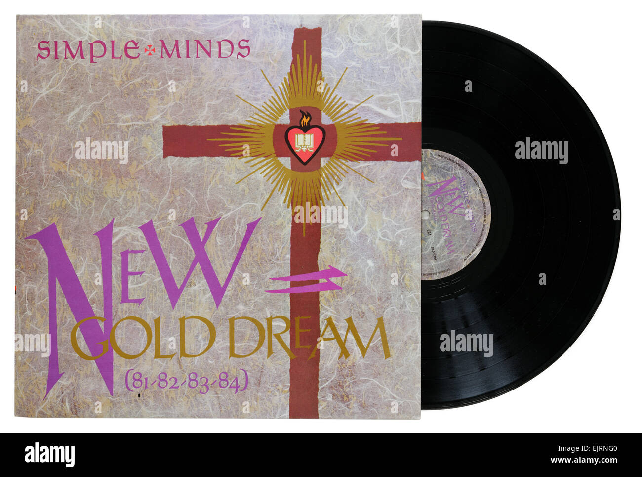 Simple Minds album New Gold Dream Stock Photo - Alamy