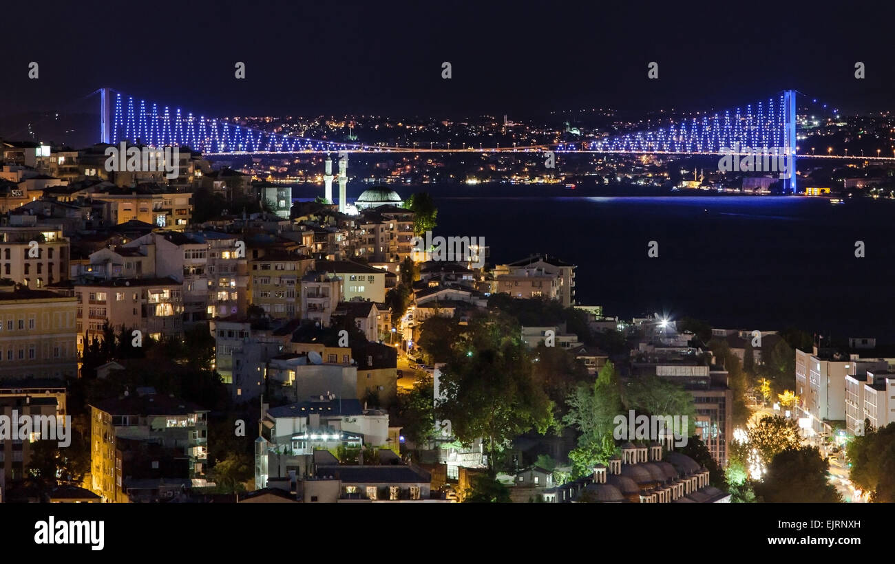 Galata bridge istanbul night hi-res stock photography and images - Alamy
