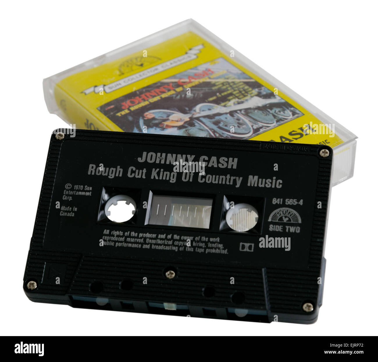 Johnny Cash album on cassette tape Stock Photo - Alamy