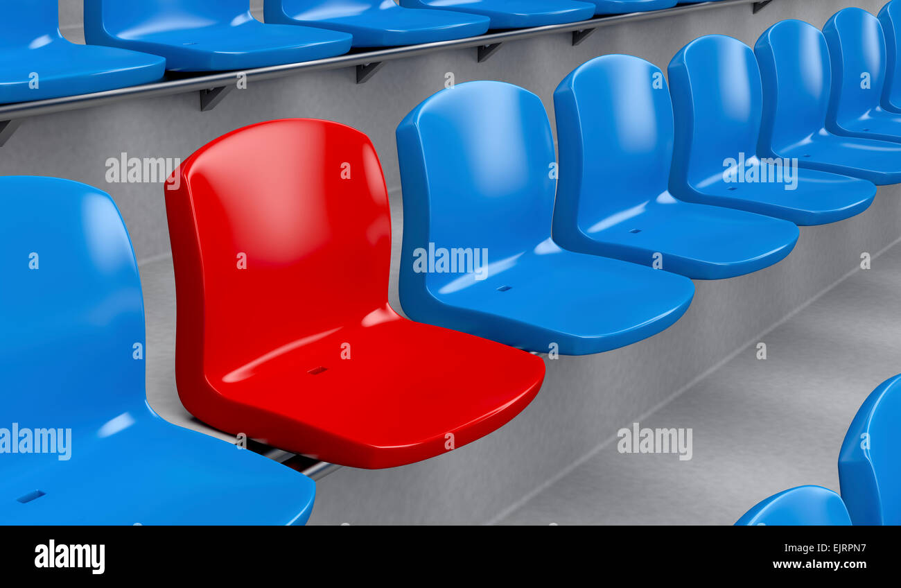 Seat unique stadium hi-res stock photography and images - Alamy