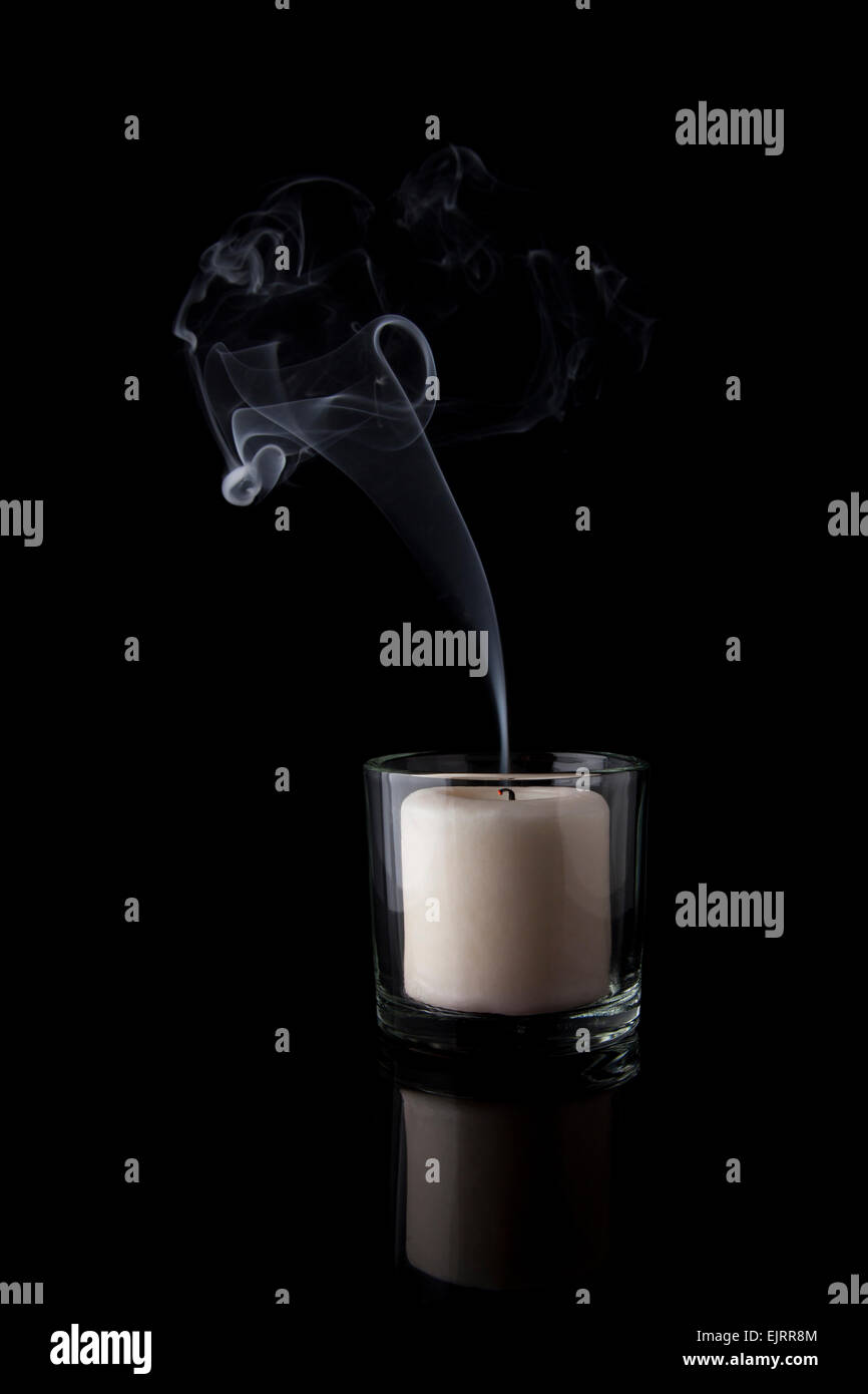 Candle fire white background hi-res stock photography and images - Alamy