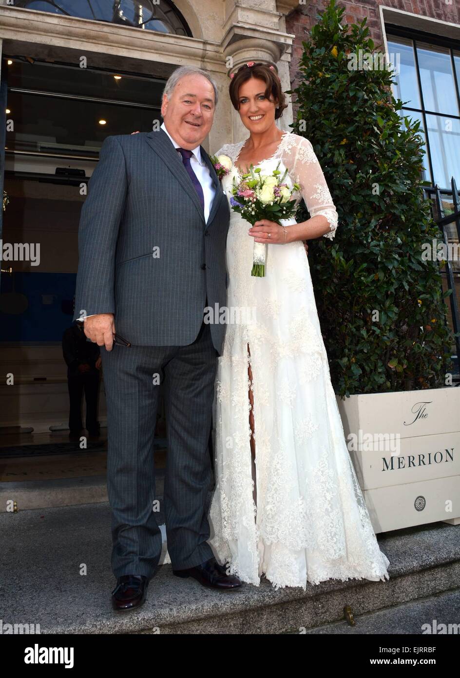 Terry Wogan's niece Paula Wogan and her wedding party, including father ...