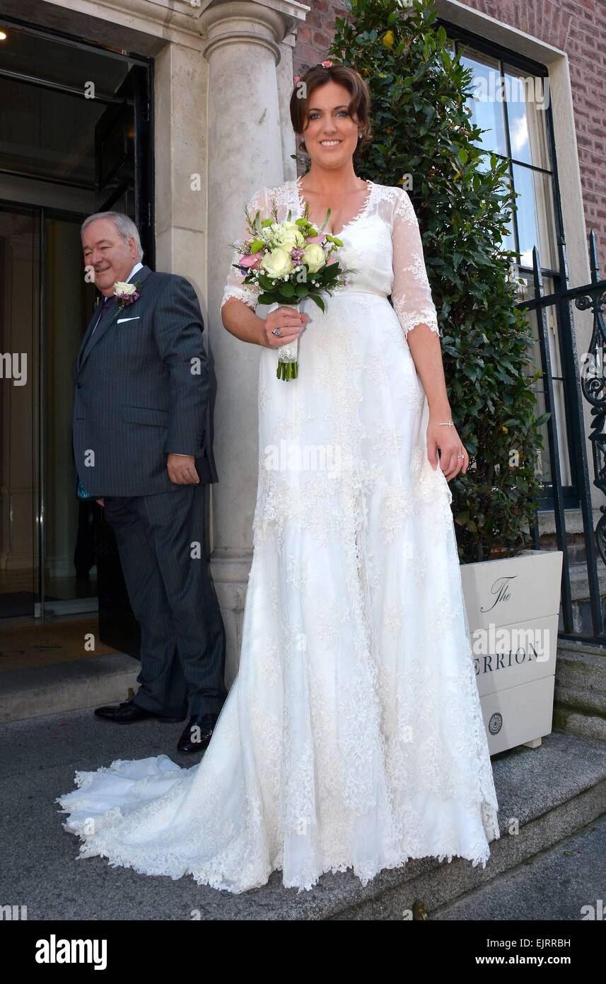 Terry Wogan's niece Paula Wogan and her wedding party, including father ...