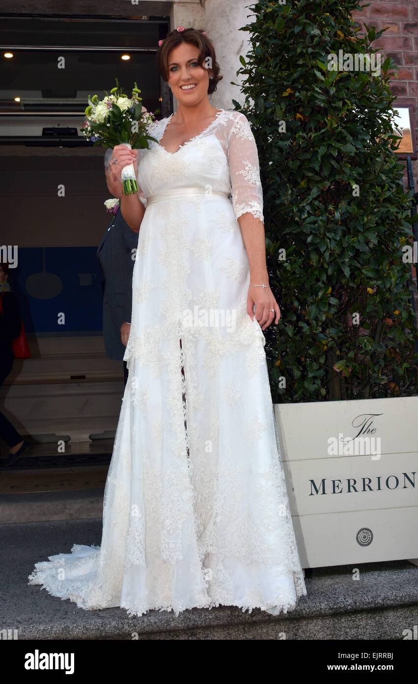 Terry Wogan's niece Paula Wogan and her wedding party, including father ...