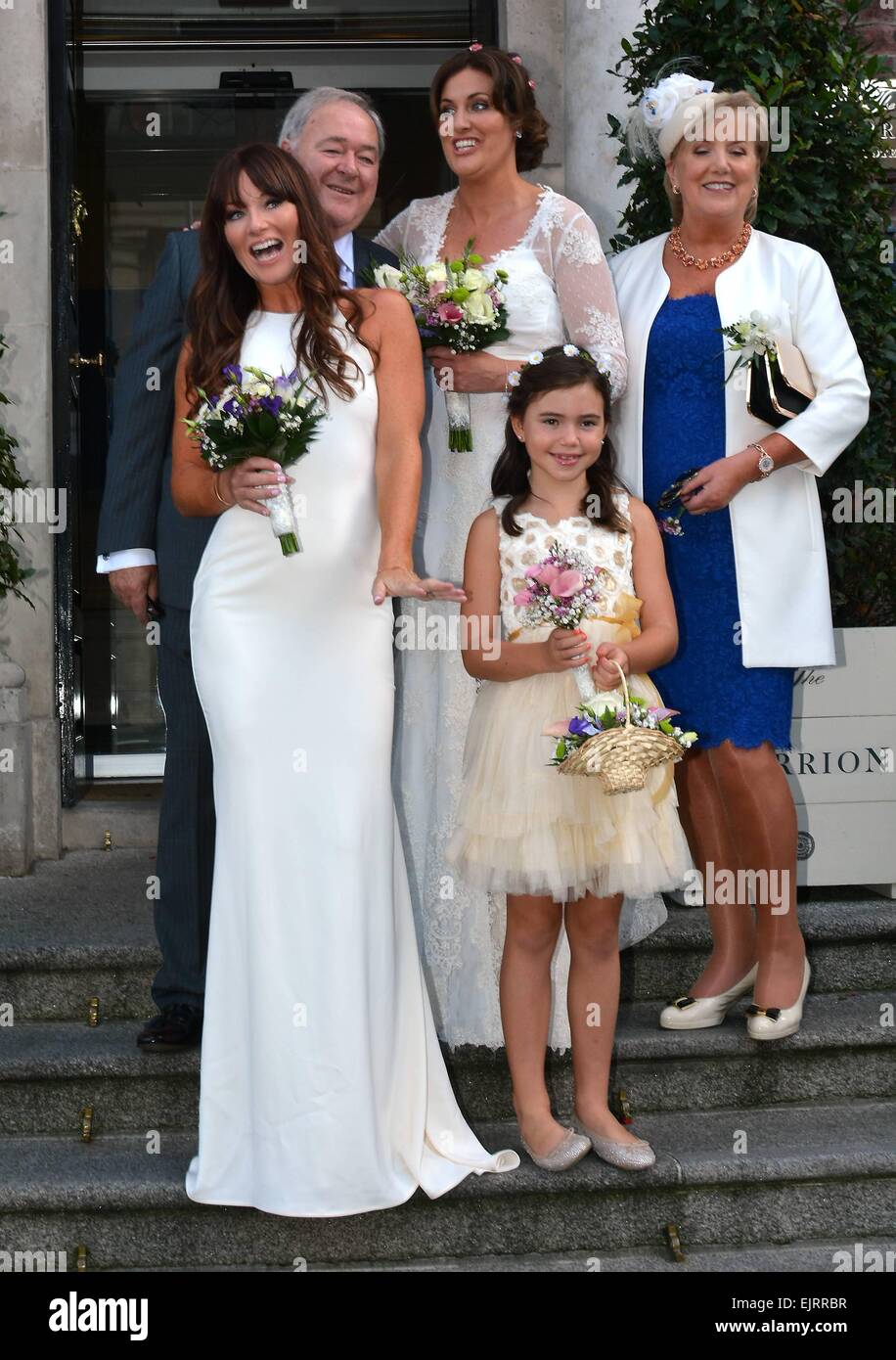 Terry Wogan's niece Paula Wogan and her wedding party, including father ...