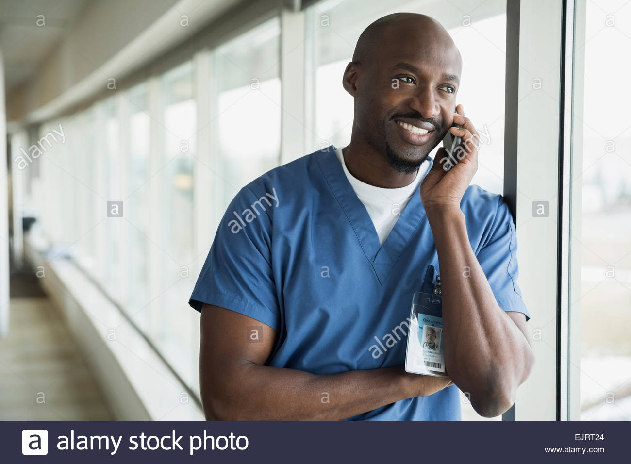 Doctor Arms Crossed African American High Resolution Stock Photography ...