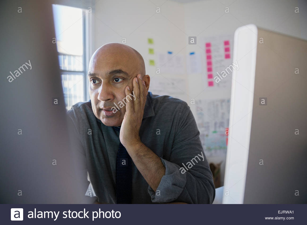 Serious computer hi-res stock photography and images - Alamy