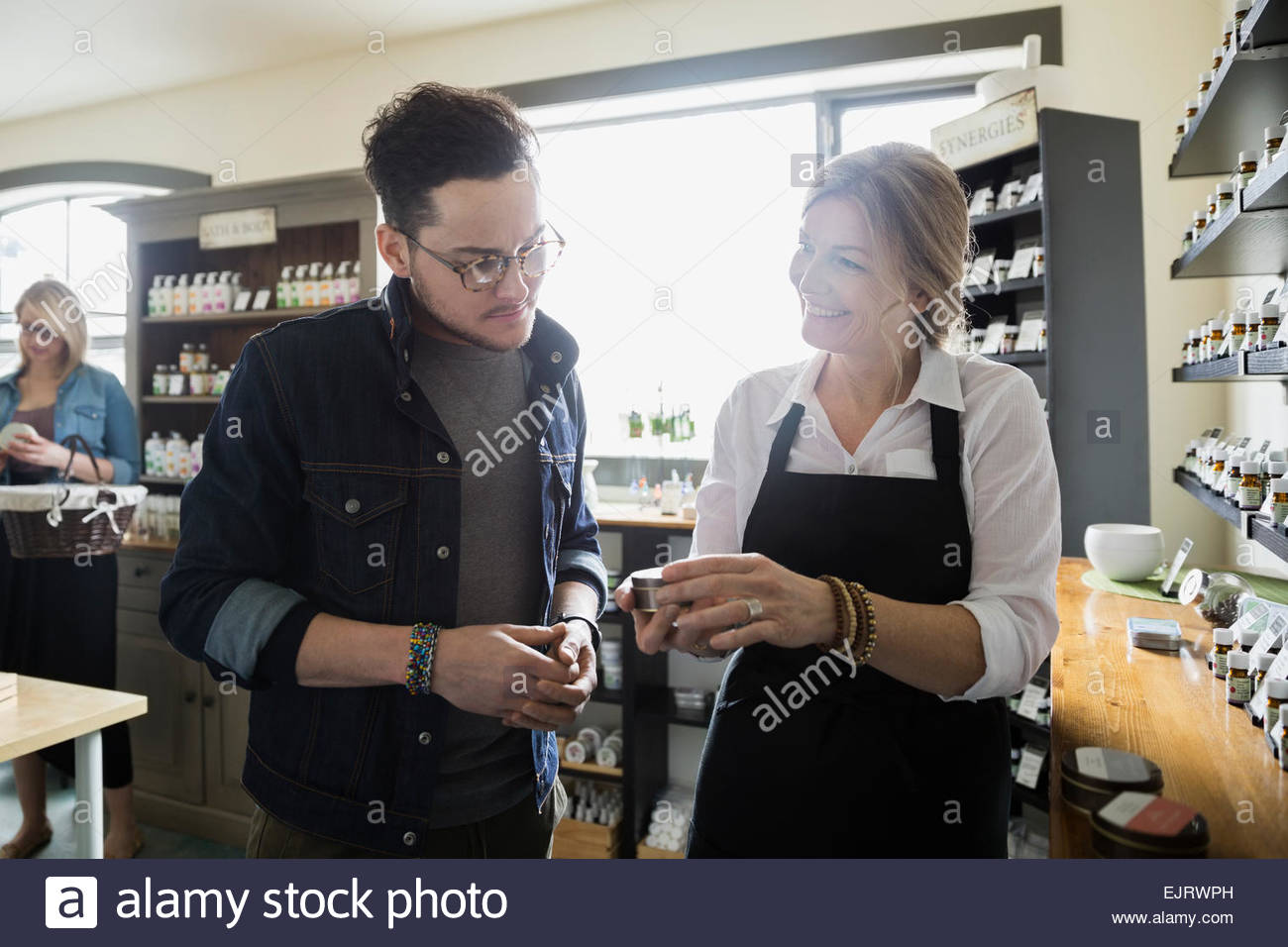 Man owner shop hi-res stock photography and images - Alamy