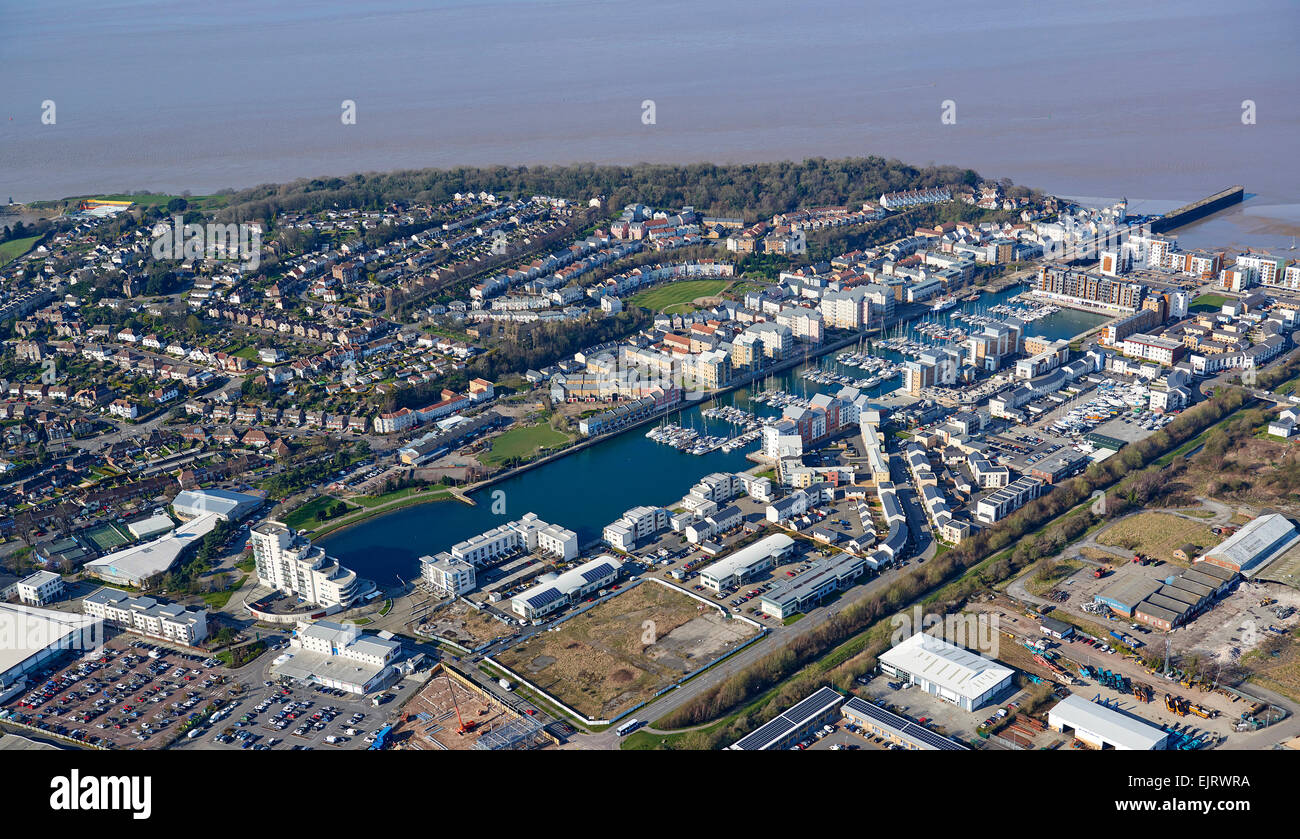 Portishead marina aerial hi-res stock photography and images - Alamy