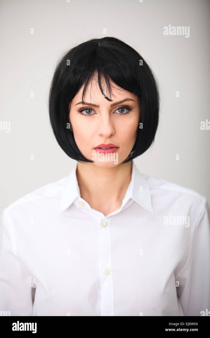 White shirt woman hi-res stock photography and images - Alamy