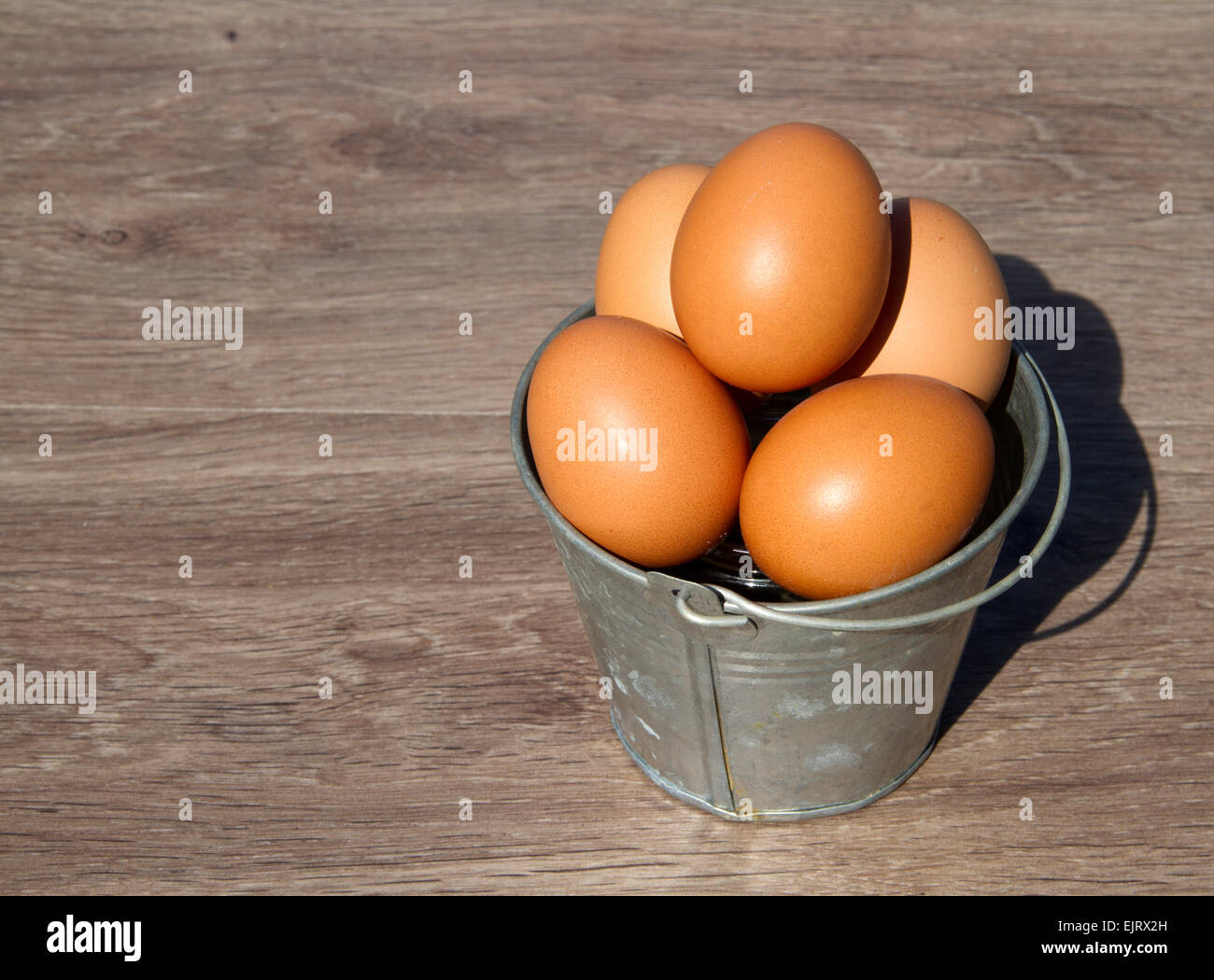 photo of eggs in a basket Stock Photo - Alamy