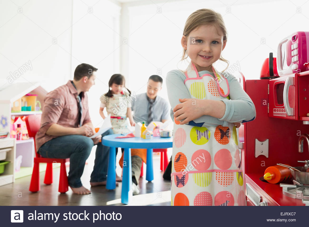 Playing pretend restaurant hi-res stock photography and images - Alamy