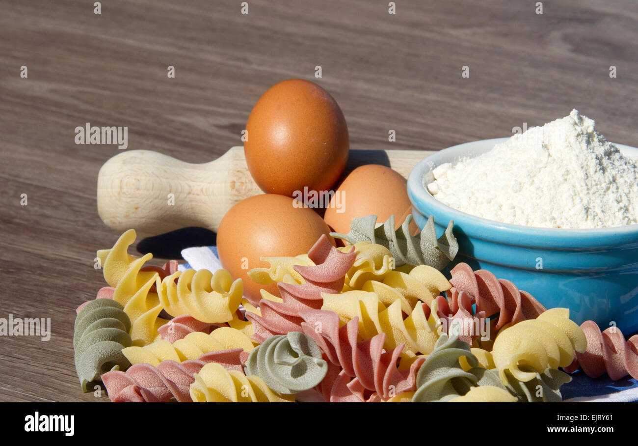 photo lots of colorful pasta Stock Photo - Alamy