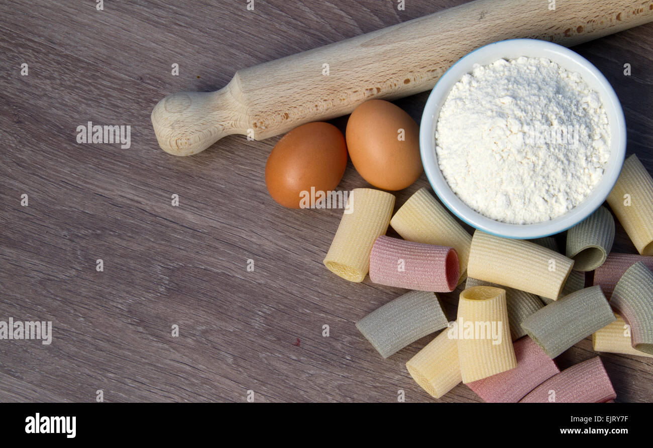photo lots of colorful pasta Stock Photo - Alamy