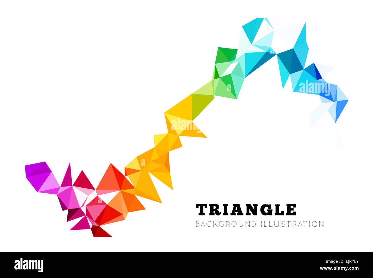 Vector abstract triangle background Stock Photo - Alamy