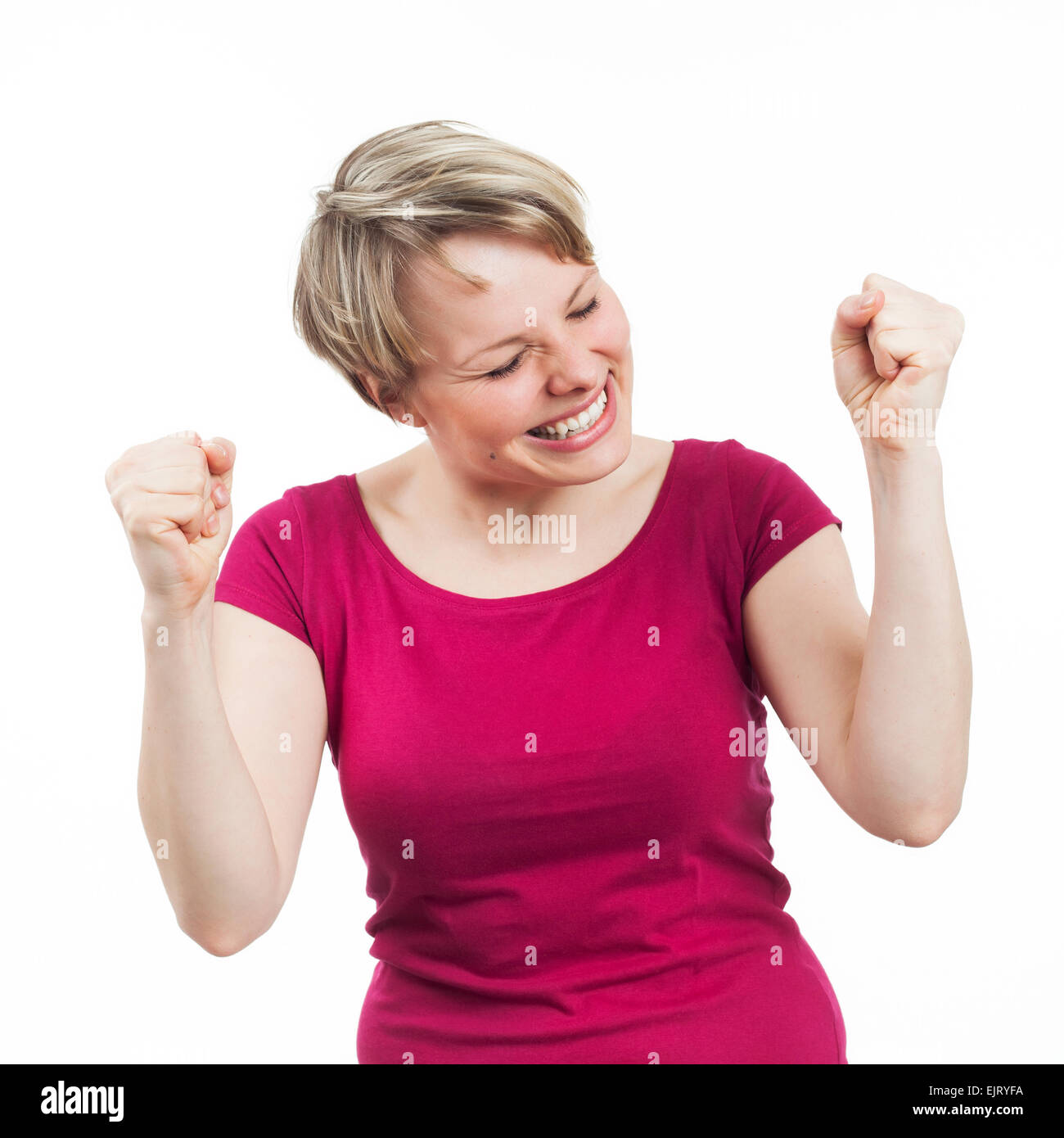 Expressing positive hi-res stock photography and images - Alamy